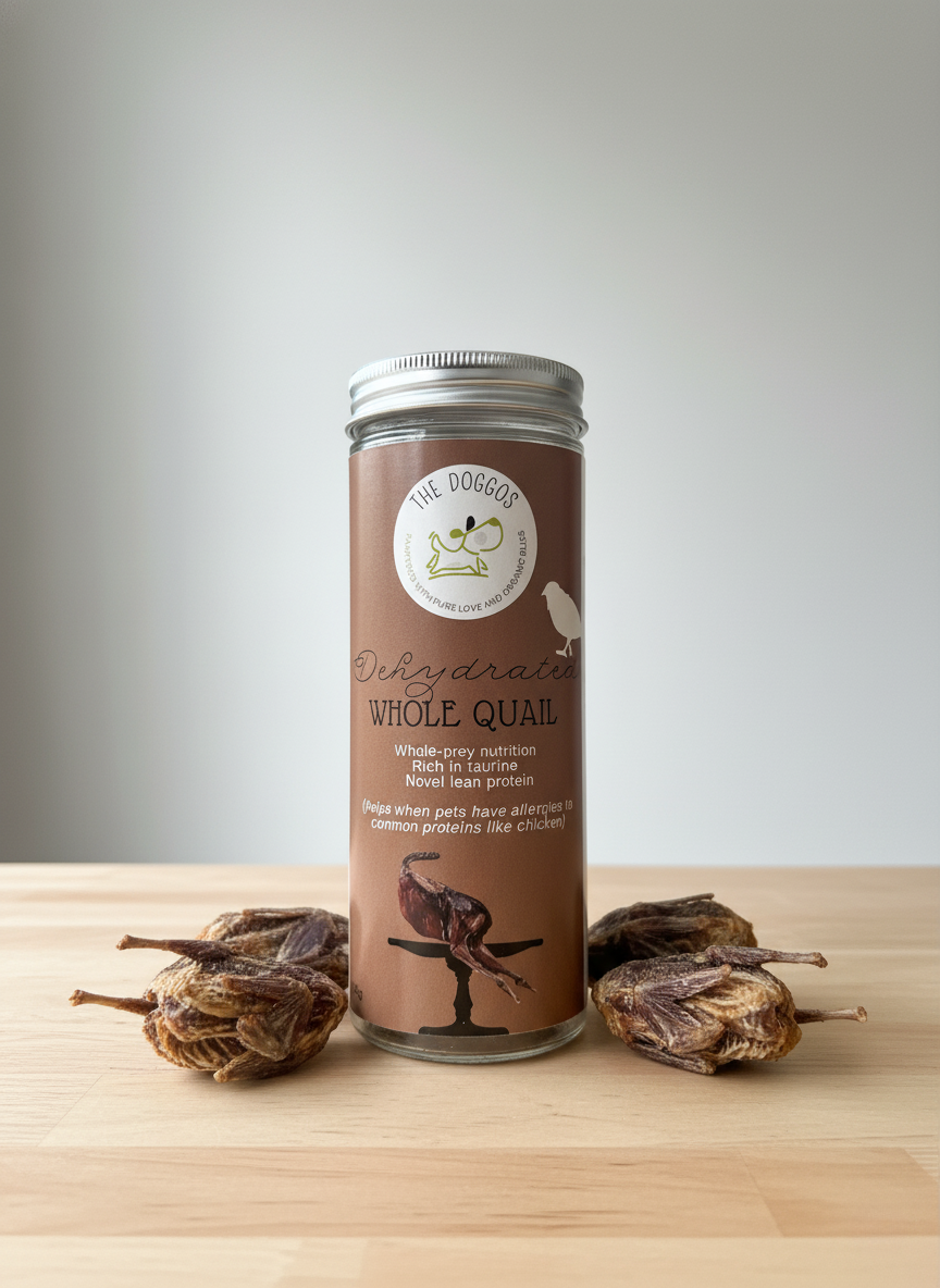 Dehydrated Whole Quail | The Doggos